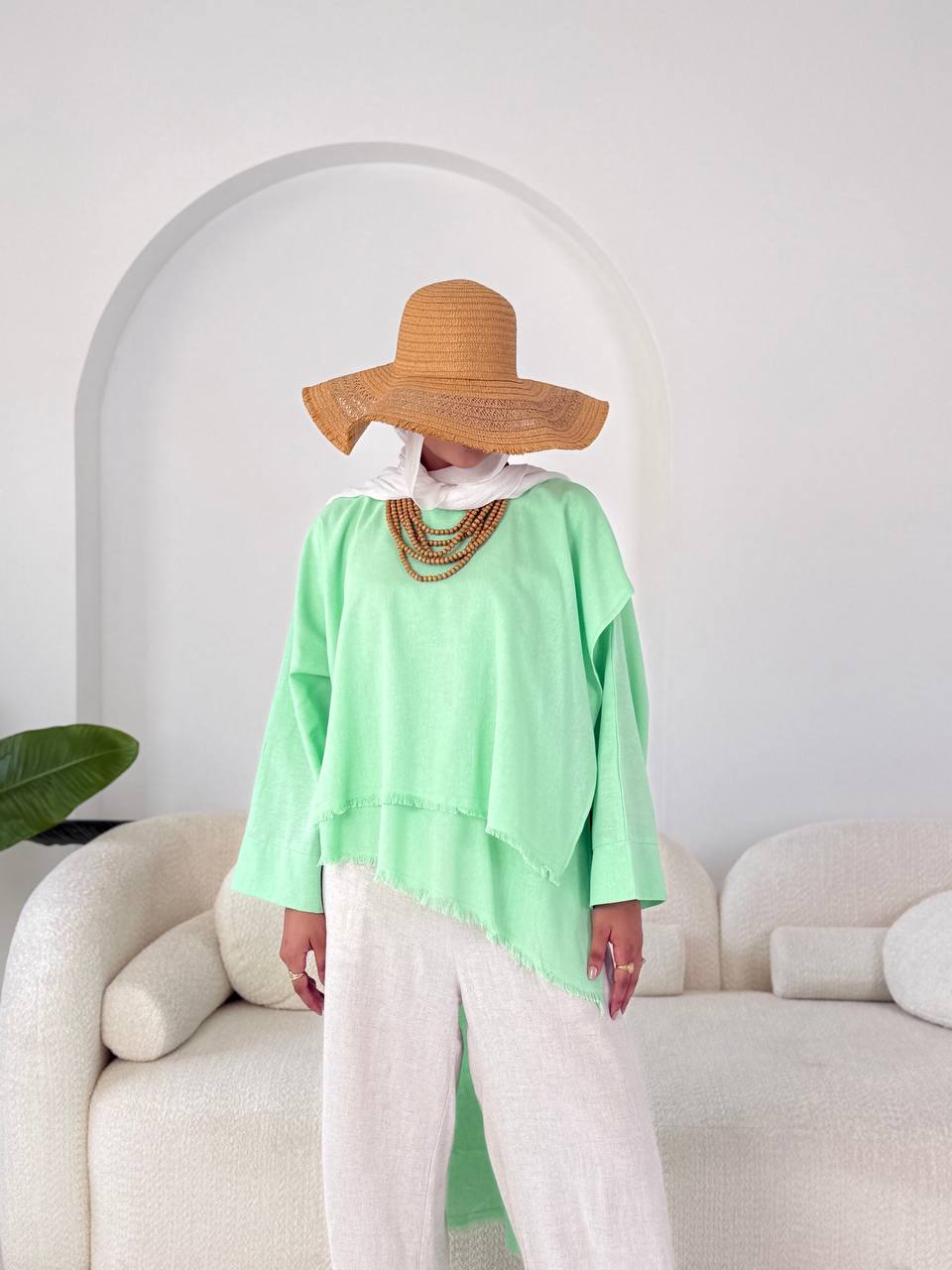 Linen High low top – Lin DESIGNS